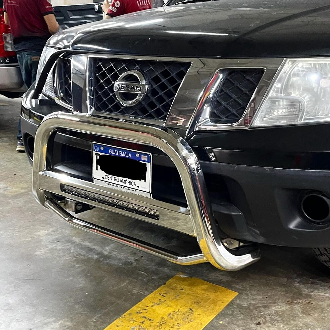 Chrome Nudge Bar For Nissan Navara